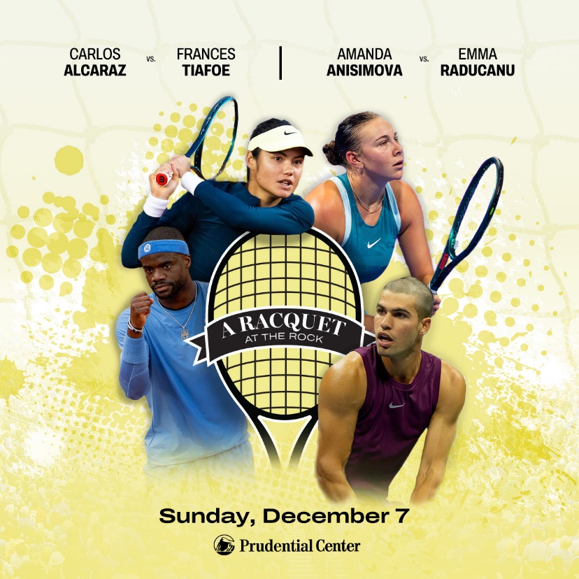 ‘A Racquet at The Rock’ to feature Alcaraz, Tiafoe, Anisimova, Raducanu ...